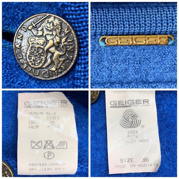 geiger | Jackets & Coats | Geiger 0 Virgin Wool Coat Made In Austria ...